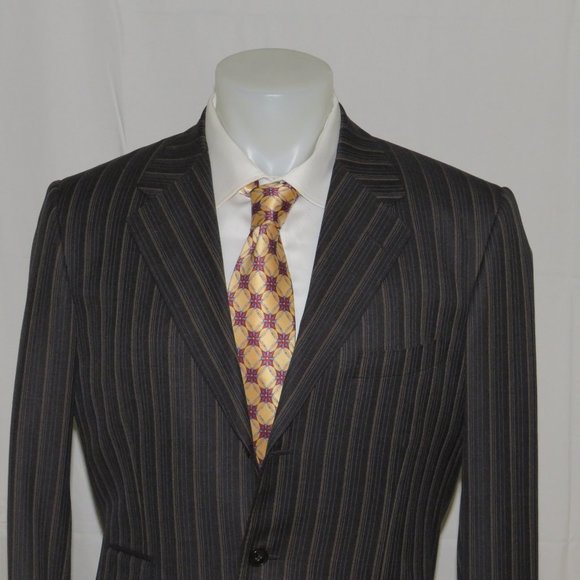 Domenico Spano | Suits & Blazers | Domenico Spano Bespoke Gray Stripes ...